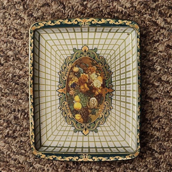 Daher | Dining | Vintage Daher Decorated Ware Fruitfloral Tin Tray ...